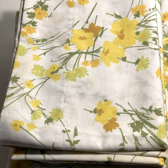 Springmaid | Bedding | Springmaid Yellow Floral Cotton Vintage Twin ...